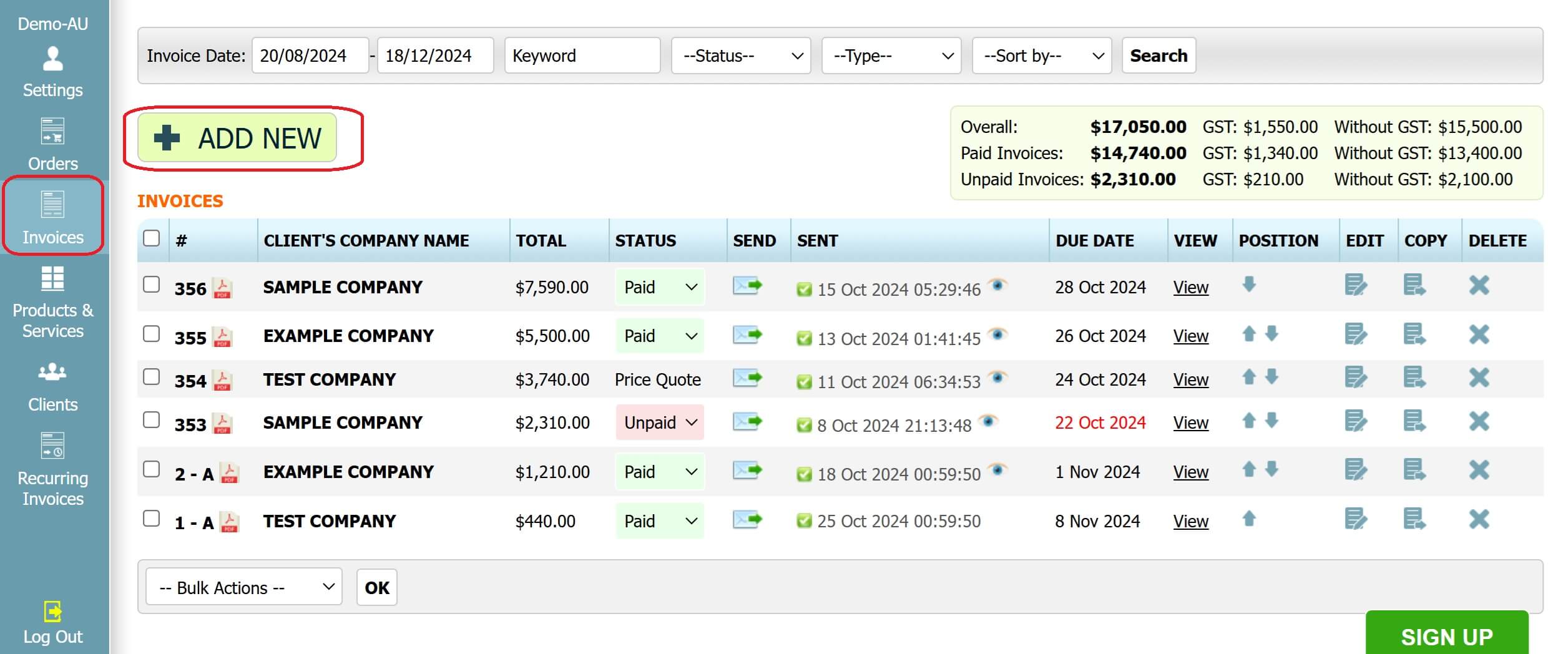 How to Create a Credit Note in INV24 Australia: Step by Step Guide