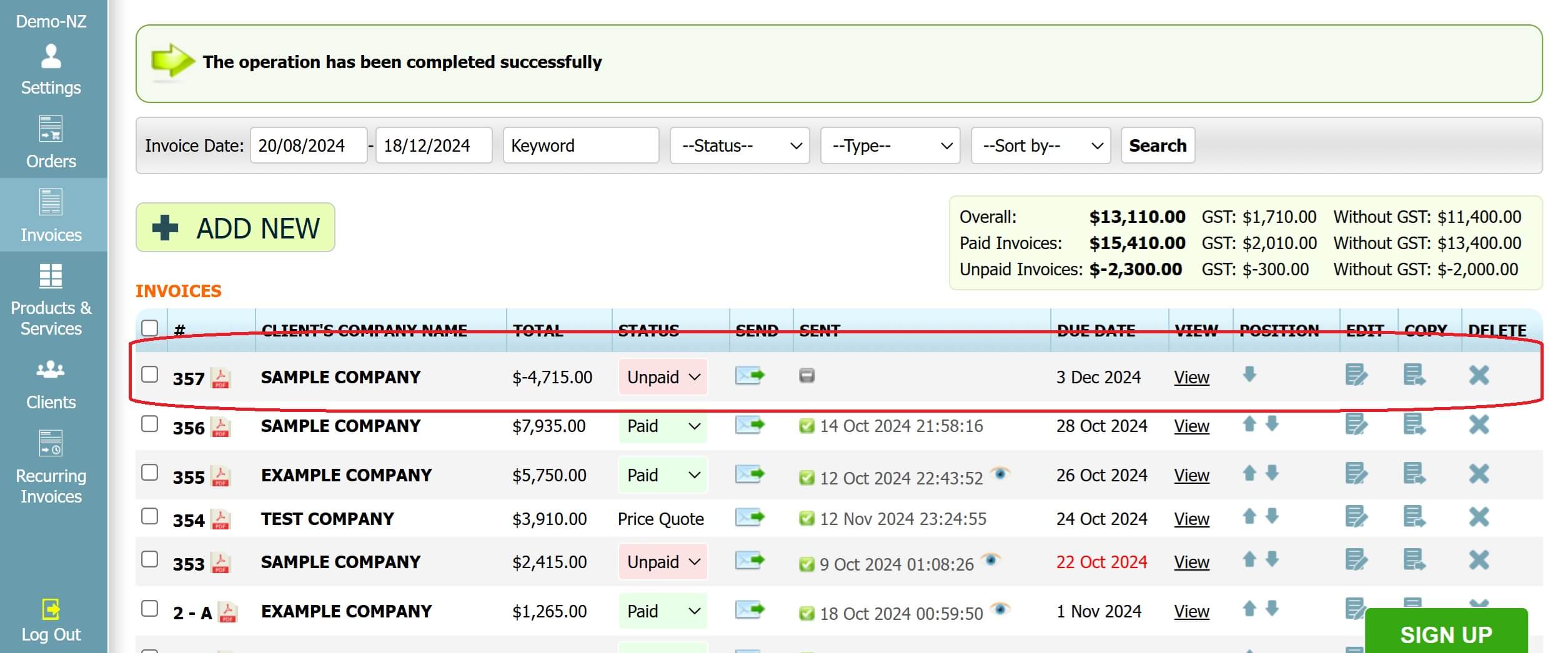 How to Create a Credit Note in INV24 New Zealand: Step by Step Guide