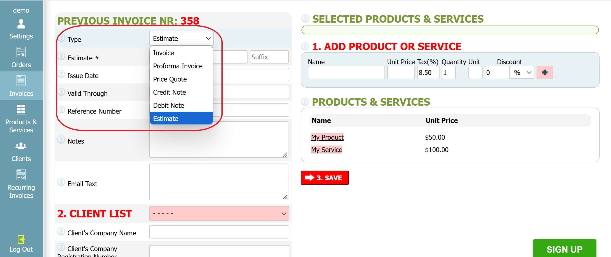 How to Create an Estimate in INV24: Step by Step Guide