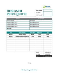 118 Free Price Quote Templates for United Arab Emirates - Word, Excel ...