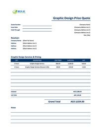 118 Free Price Quote Templates for United Arab Emirates - Word, Excel ...