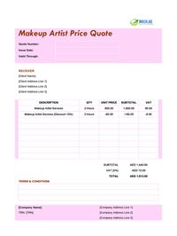 118 Free Price Quote Templates for United Arab Emirates - Word, Excel ...