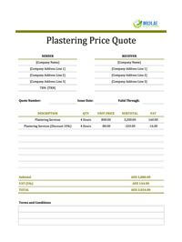 118 Free Price Quote Templates for United Arab Emirates - Word, Excel ...