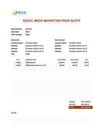118 Free Price Quote Templates for United Arab Emirates - Word, Excel ...