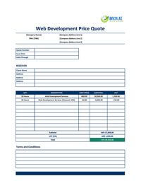 118 Free Price Quote Templates for United Arab Emirates - Word, Excel ...