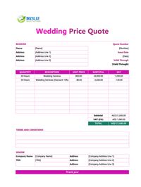 118 Free Price Quote Templates for United Arab Emirates - Word, Excel ...