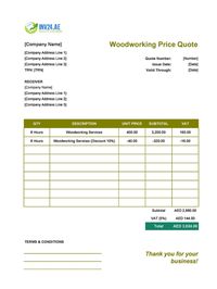 118 Free Price Quote Templates for United Arab Emirates - Word, Excel ...