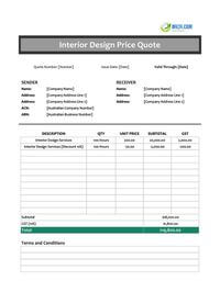 141 Free Price Quote Templates for Australia - Word, Excel, PDF, Google ...
