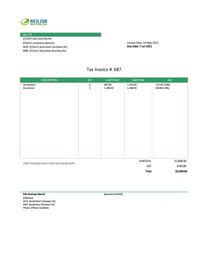 111 Free Invoice Templates for Australia - Word, Excel, PDF, Google ...