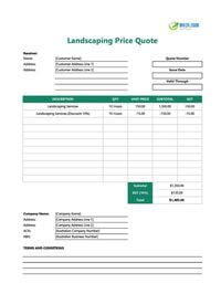 141 Free Price Quote Templates for Australia - Word, Excel, PDF, Google ...