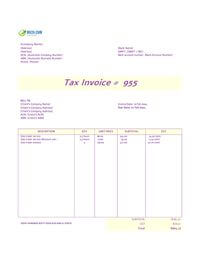 64 Free Invoice Templates for Australia - Word, Excel, PDF, Google docs ...