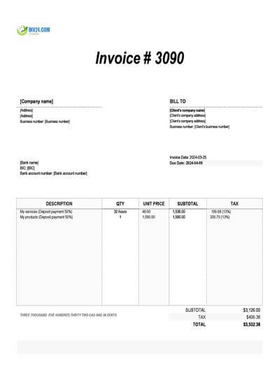 Deposit Invoice in Canada: Meaning, Sample, Pros & Cons