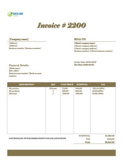 Invoice with Bank Details in Canada: Pros & Cons