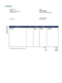 38 Free Invoice Templates for Canada - Word, Excel, PDF, Google docs/sheets