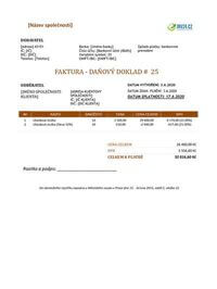 37 Vzorů faktury zdarma - Word, Excel, PDF, Google Docs/Sheets