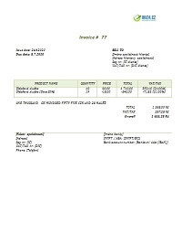 37 Vzorů faktury zdarma - Word, Excel, PDF, Google Docs/Sheets