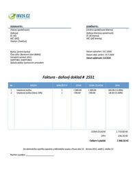 37 Vzorů faktury zdarma - Word, Excel, PDF, Google Docs/Sheets