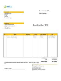 11 Vzorů cenových nabídek zdarma - Word, Excel, PDF, Google Docs/Sheets