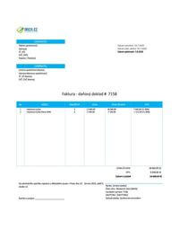 37 Vzorů faktury zdarma - Word, Excel, PDF, Google Docs/Sheets