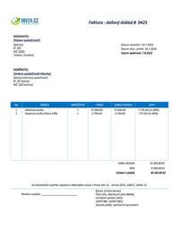 37 Vzorů faktury zdarma - Word, Excel, PDF, Google Docs/Sheets