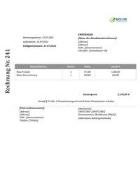 42 Kostenlose Rechnungsvorlagen - Word, Excel, PDF, Google Docs/Sheets