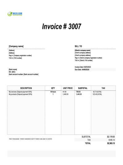 Deposit Invoice: Meaning, Sample, Pros & Cons