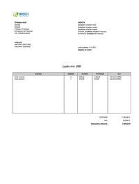 37 Ilmaista laskupohjaa - Word, Excel, PDF, Google Docs/Sheets