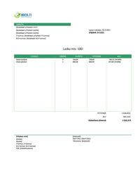 37 Ilmaista laskupohjaa - Word, Excel, PDF, Google Docs/Sheets