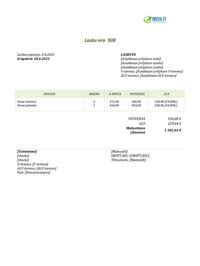 37 Ilmaista laskupohjaa - Word, Excel, PDF, Google Docs/Sheets