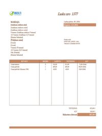 37 Ilmaista laskupohjaa - Word, Excel, PDF, Google Docs/Sheets