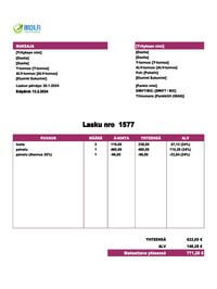 37 Ilmaista laskupohjaa - Word, Excel, PDF, Google Docs/Sheets