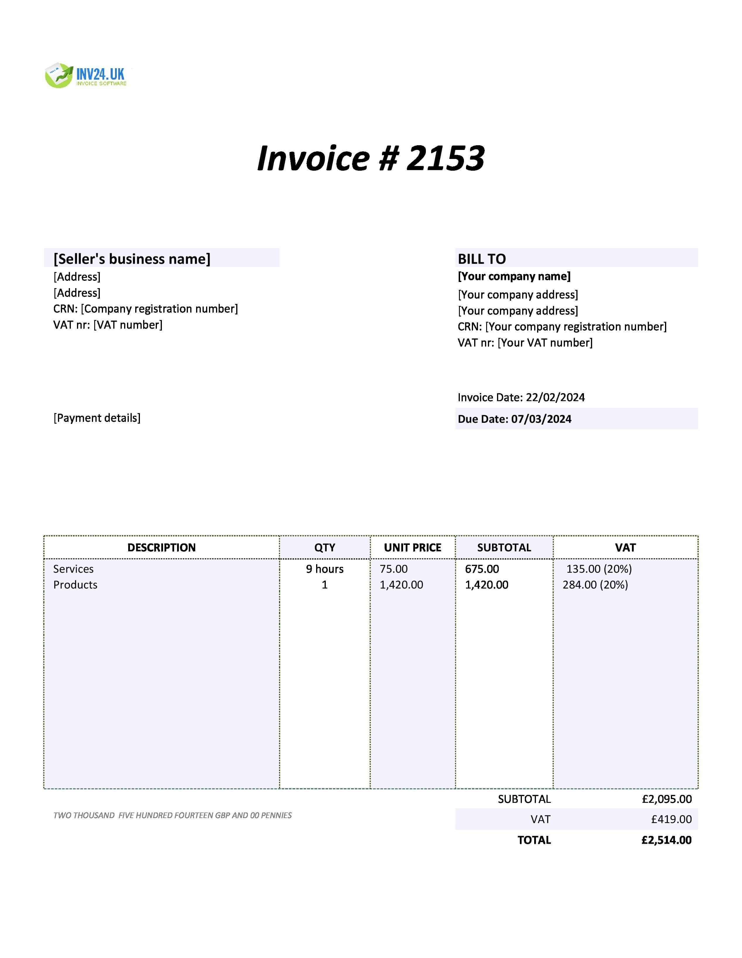 Self-billing Invoice in UK: Meaning, Benefits & Example