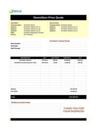 143 Free Price Quote Templates for the United Kingdom - Word, Excel ...