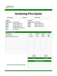 143 Free Price Quote Templates for the United Kingdom - Word, Excel ...