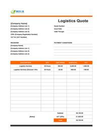 143 Free Price Quote Templates for the United Kingdom - Word, Excel ...