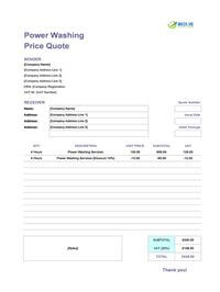 143 Free Price Quote Templates for the United Kingdom - Word, Excel ...