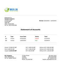 3 Free Statement of Accounts Templates for UK - Word, Excel, PDF ...