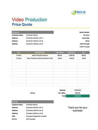 143 Free Price Quote Templates for the United Kingdom - Word, Excel ...