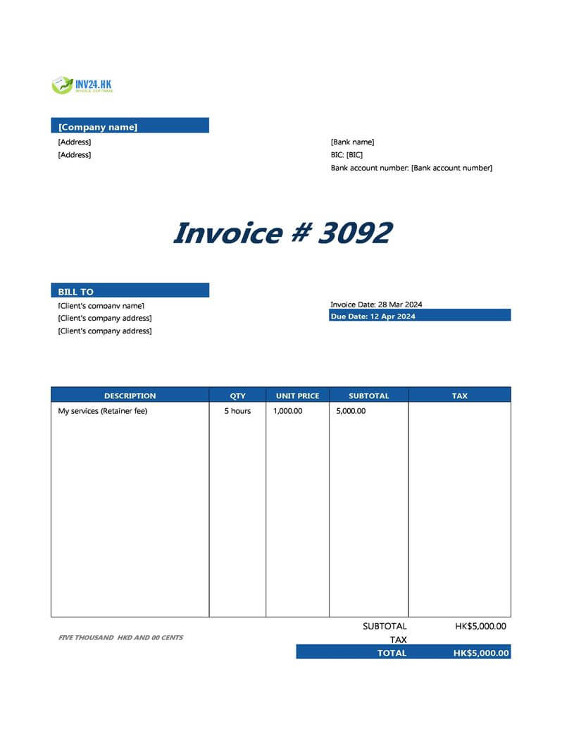 Retainer Invoice in Hong Kong: Meaning, Example, Pros & Cons