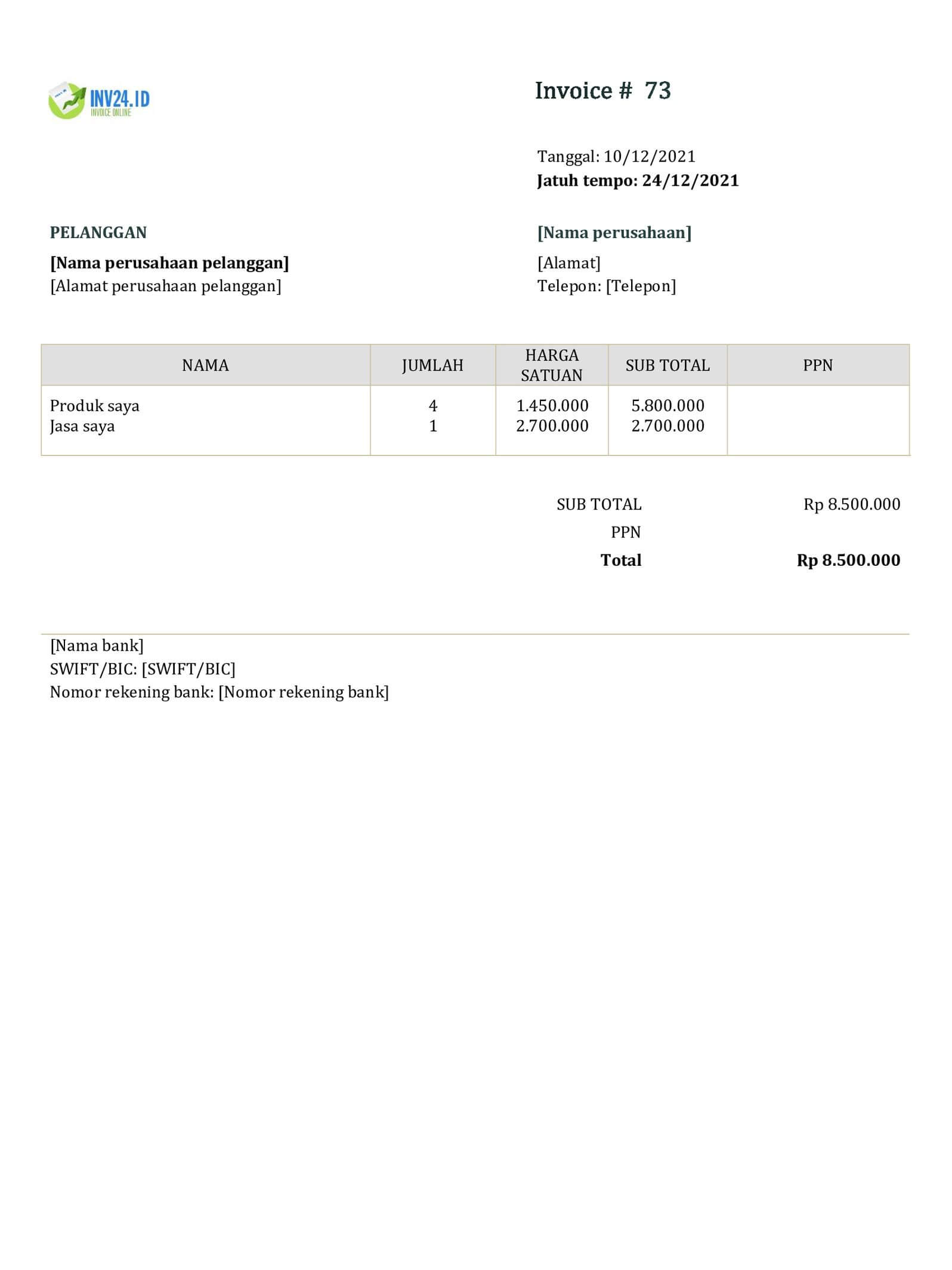 3 Alat Pembuatan Invoice Terbaik (Gratis & Berbayar)