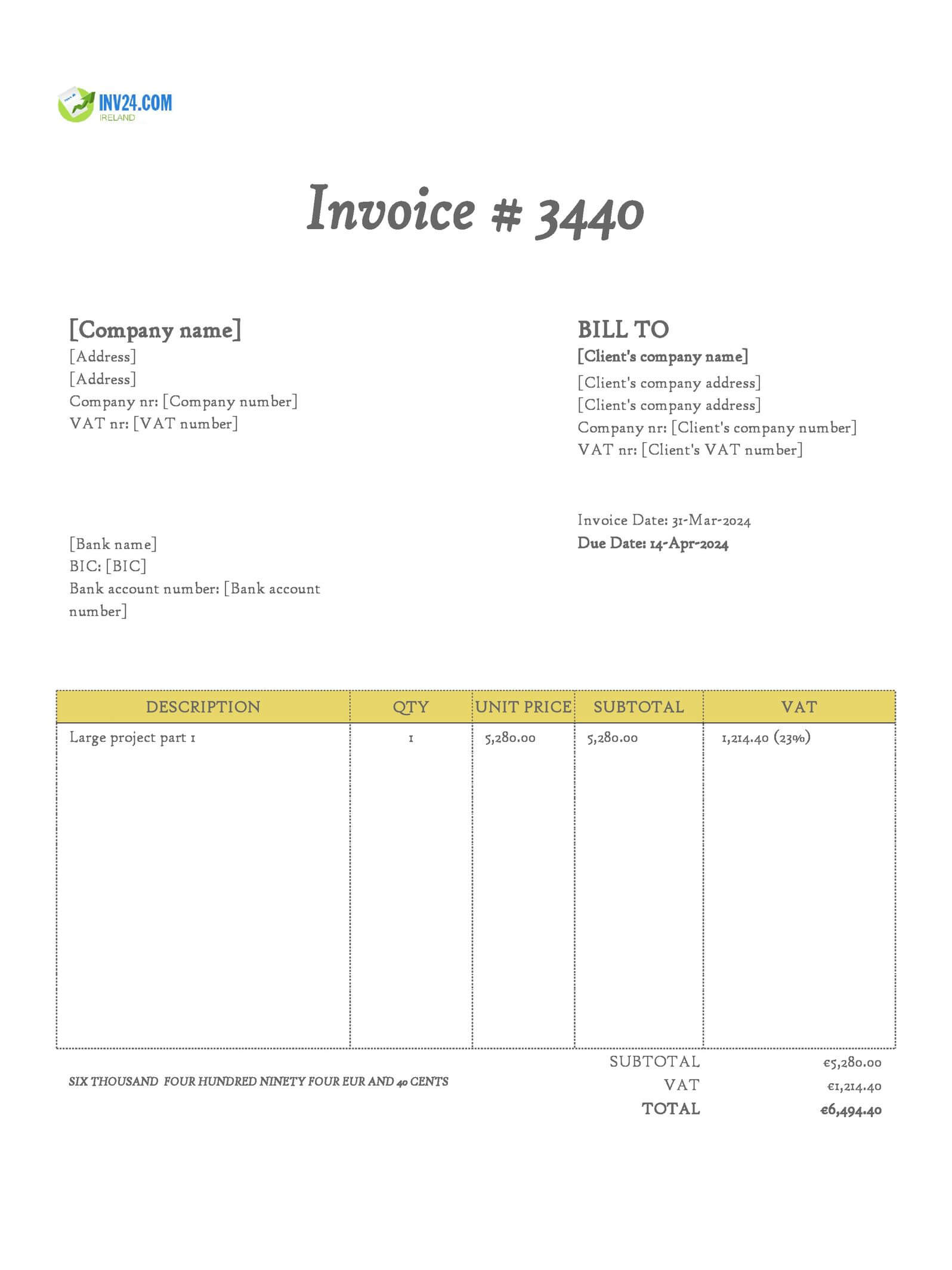 Interim Invoice in Ireland: Meaning, Tips & Example