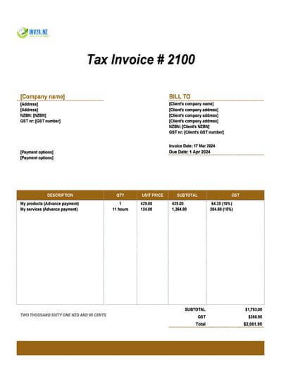 Advance Invoice in New Zealand: Meaning, Pros & Cons