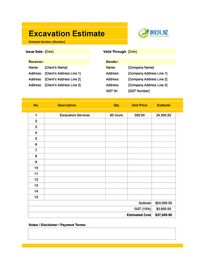 45 Free Estimate Templates for New Zealand: Word, Excel, PDF, Google ...