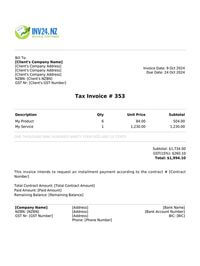 Balance Payment Invoice in NZ: Meaning, Sample & Email Template