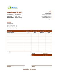 200 Free Receipt Templates for UAE - Excel, Word, PDF, Google Docs/Sheets