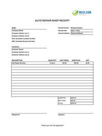 250 Free Receipt Templates for Australia - Excel, Word, PDF, Google ...