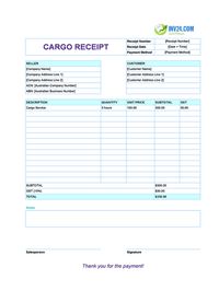 250 Free Receipt Templates for Australia - Excel, Word, PDF, Google ...