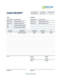 250 Free Receipt Templates for Australia - Excel, Word, PDF, Google ...
