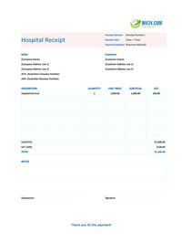 250 Free Receipt Templates for Australia - Excel, Word, PDF, Google ...