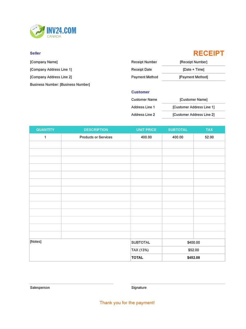 Receipts in Canada: All You Need to Know